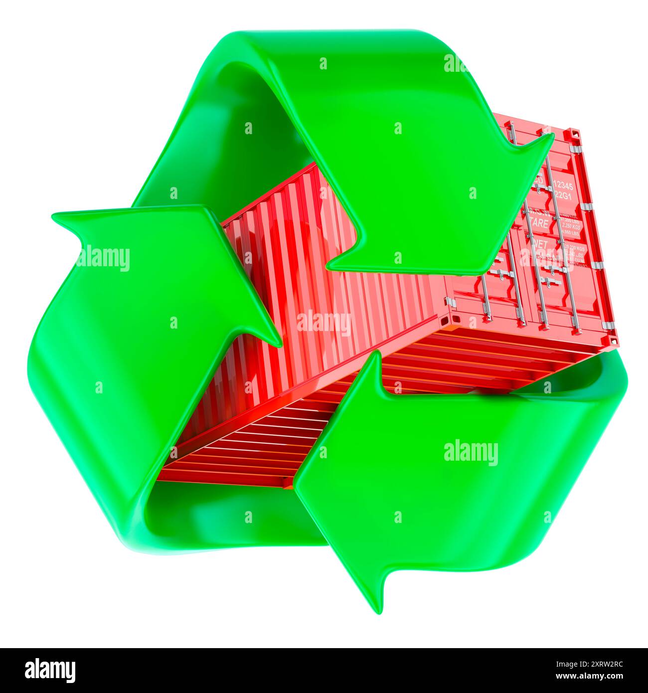 Recycling of Shipping Containers, upcycling cargo containers, concept ...