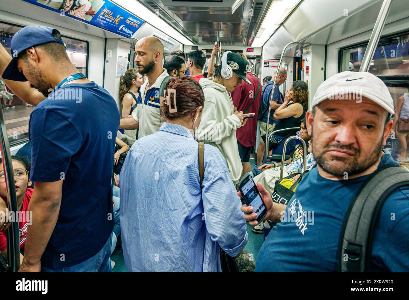 Barcelona Spain,Catalonia Catalunya,Metro subway underground station ...