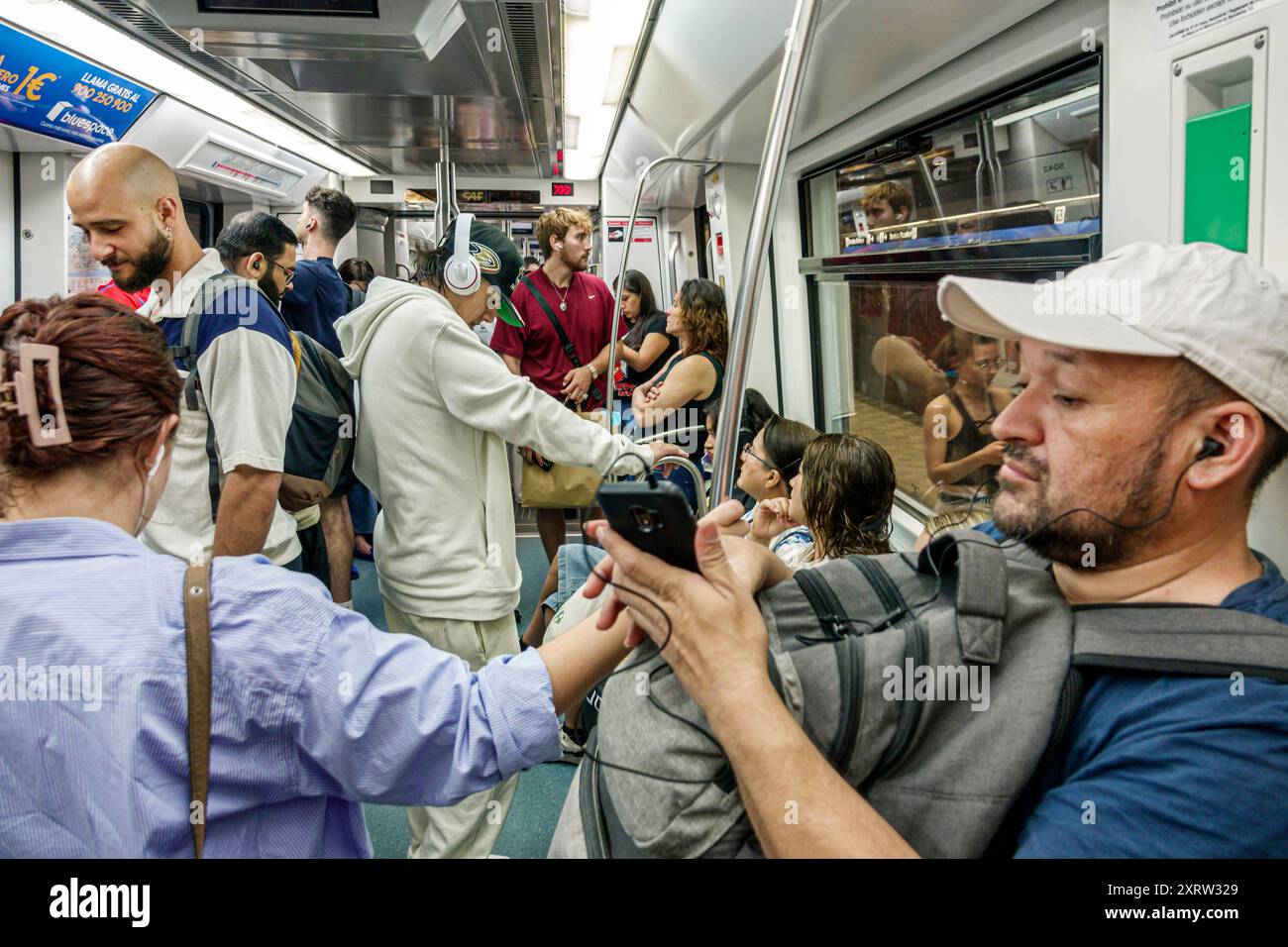 Barcelona Spain,Catalonia Catalunya,Metro subway underground station ...