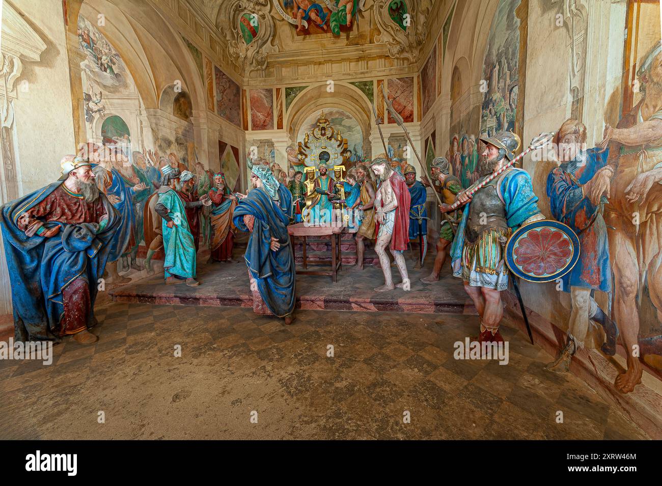 Italy Piedmont Valsesia Varallo Sesia - Sacro Monte di Varallo - chapel ...