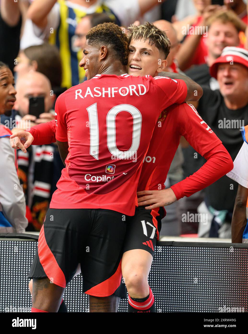 London, UK. 10th Aug, 2024 - Manchester City v Manchester United ...