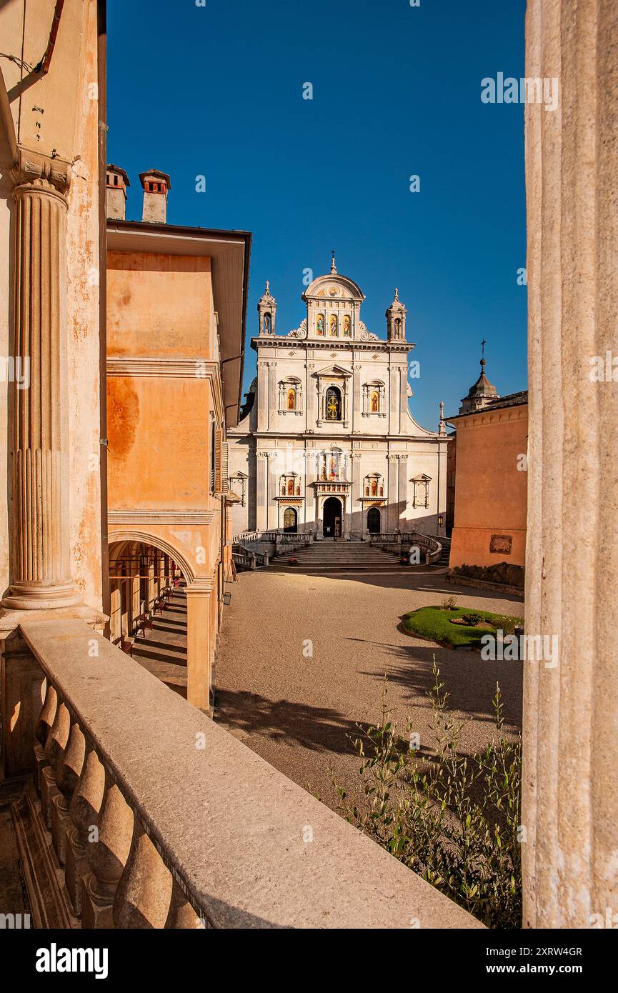 Italy Piedmont Valsesia Varallo Sesia - Sacro Monte di Varallo Basilica ...