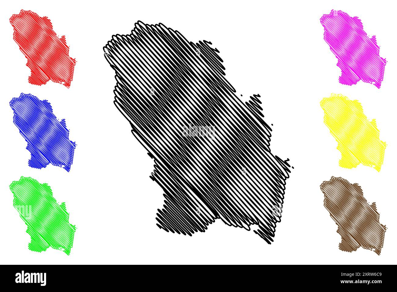 Dungog vector outline map hi-res stock photography and images - Alamy