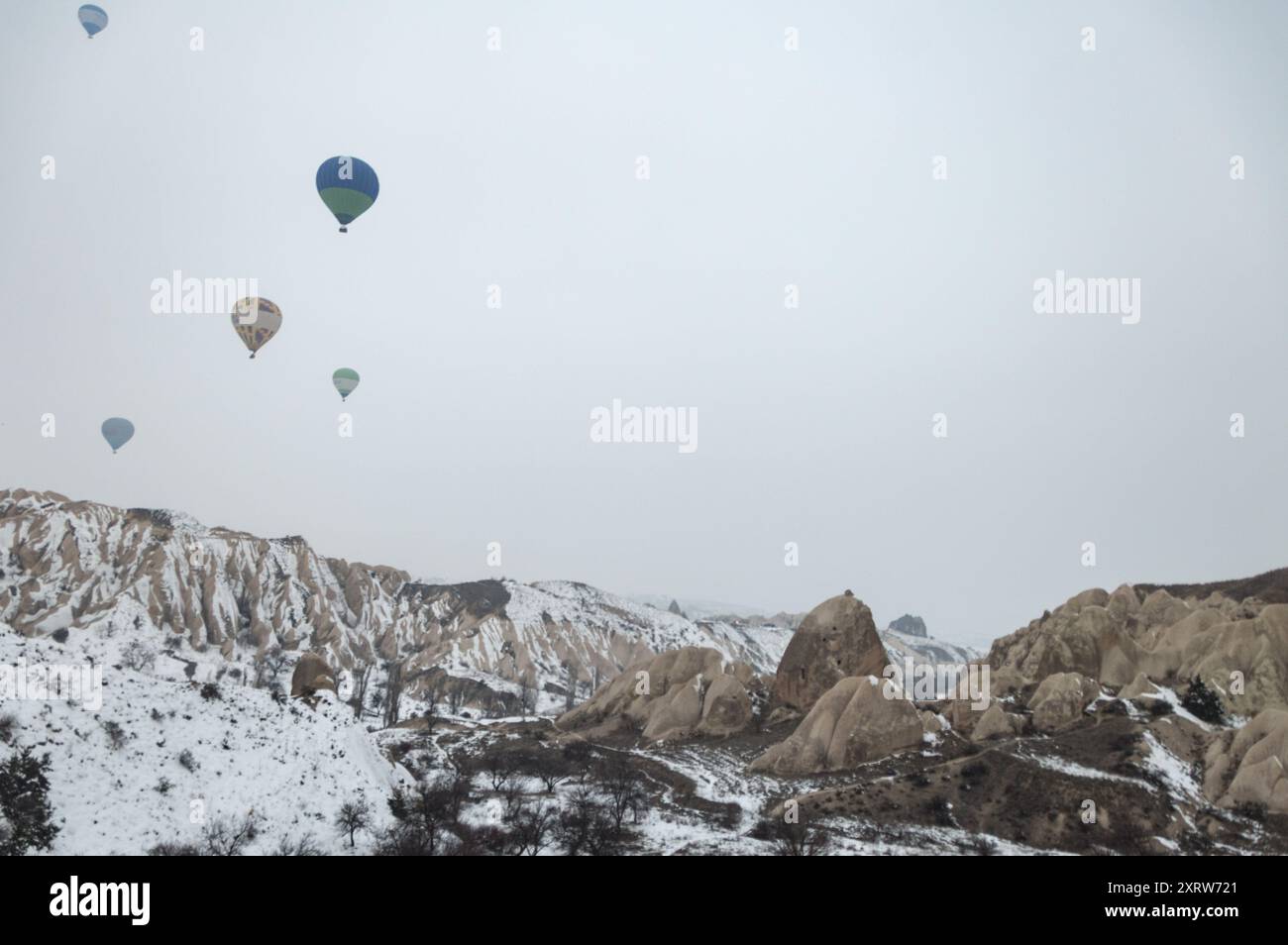 Aerial view fairy chimneys cappadocias hi-res stock photography and ...