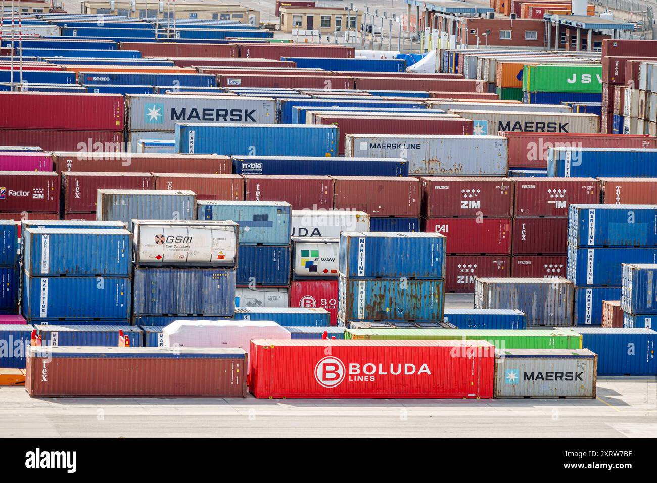 Barcelona Spain,Catalonia Catalunya,Sants-Montjuic,Mediterranean Sea ...