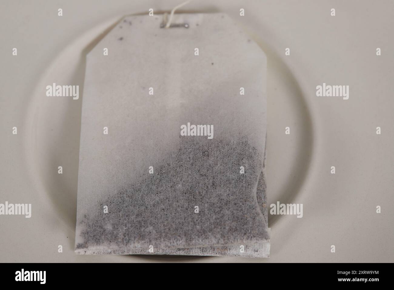 Teabag, black tea leaves in a teabag, full bodied and full flavored tea ...