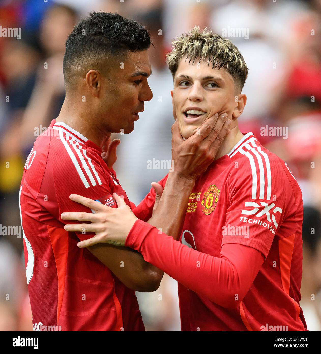 Garnacho manchester united 2024 wembley hi-res stock photography and ...