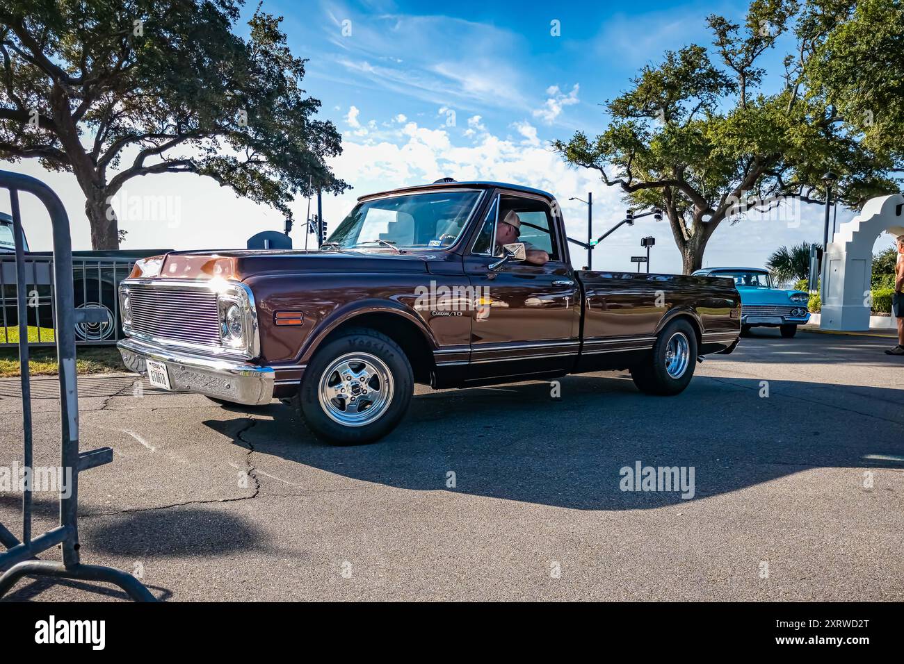 Gulfport, MS - October 02, 2023: Low perspective front corner view of a ...