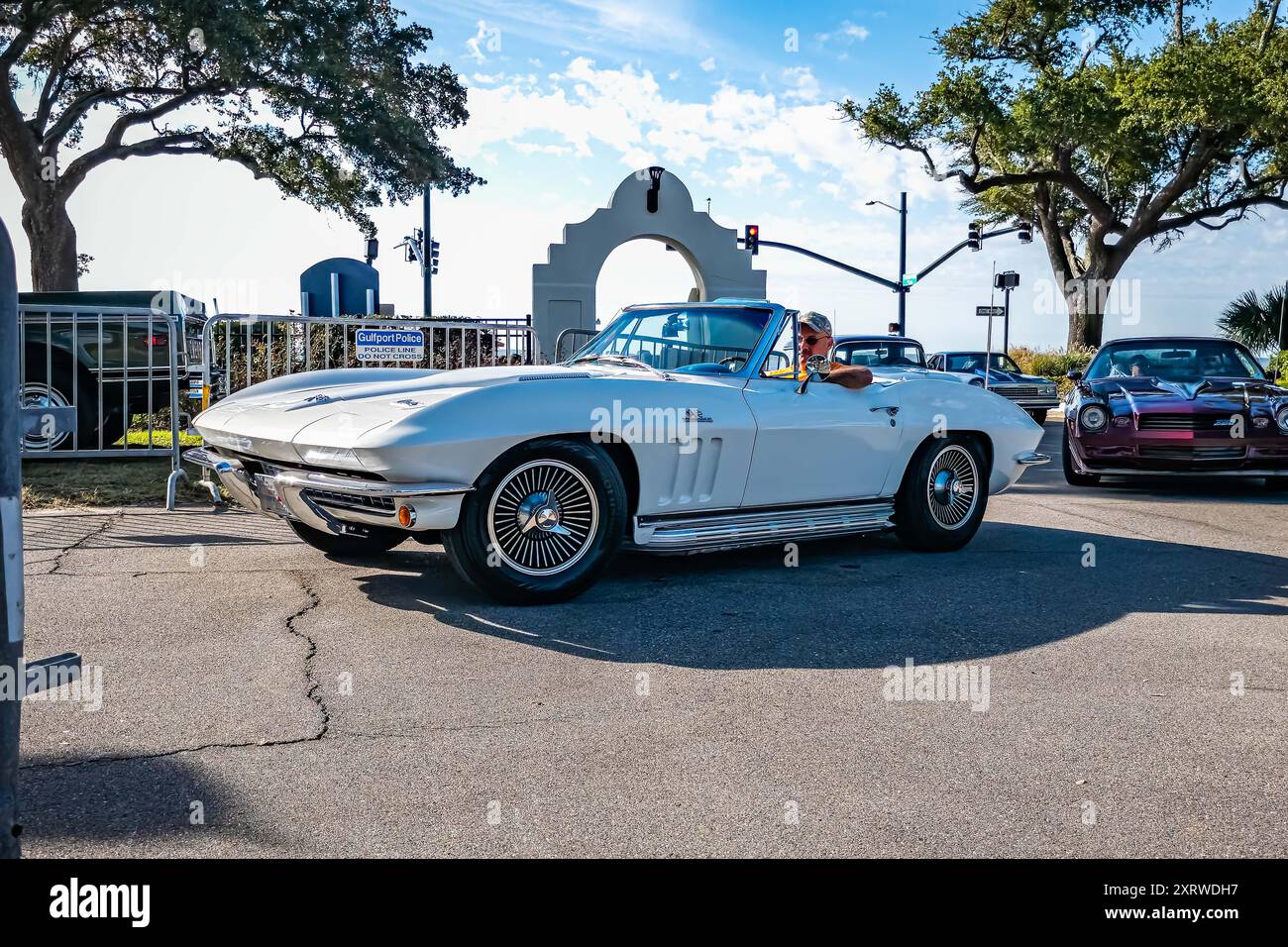 Gulfport, MS - October 02, 2023: Low perspective front corner view of a ...