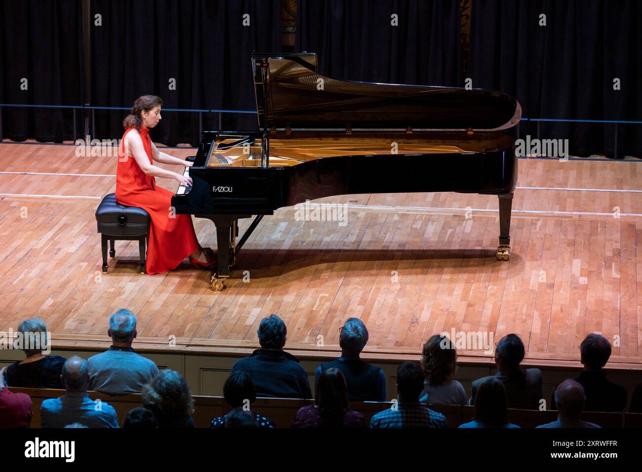 Celebrated Canadian pianist Angela Hewitt playing JS Bach and Beethoven pieces at St George's ...