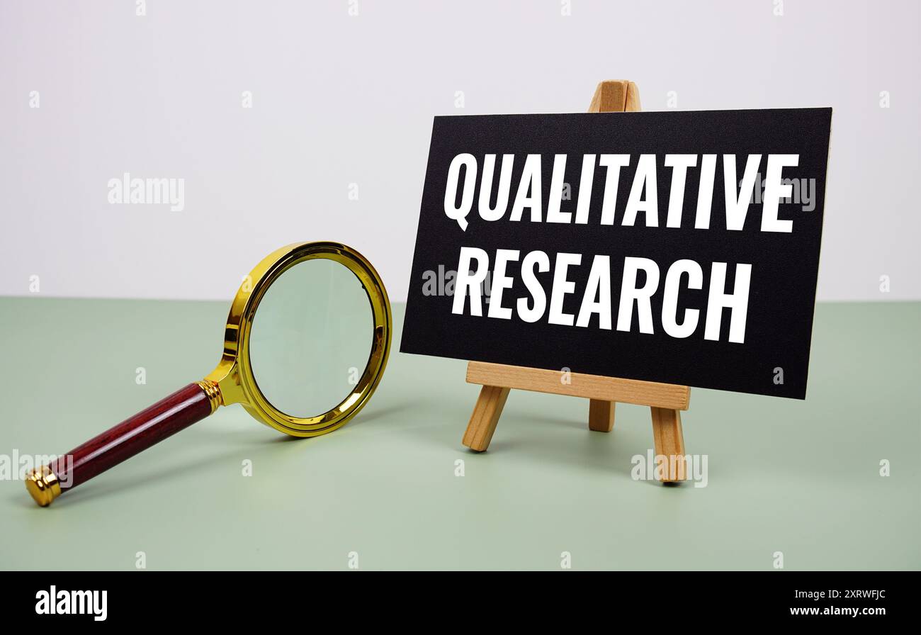 Qualitative analysis hi-res stock photography and images - Alamy