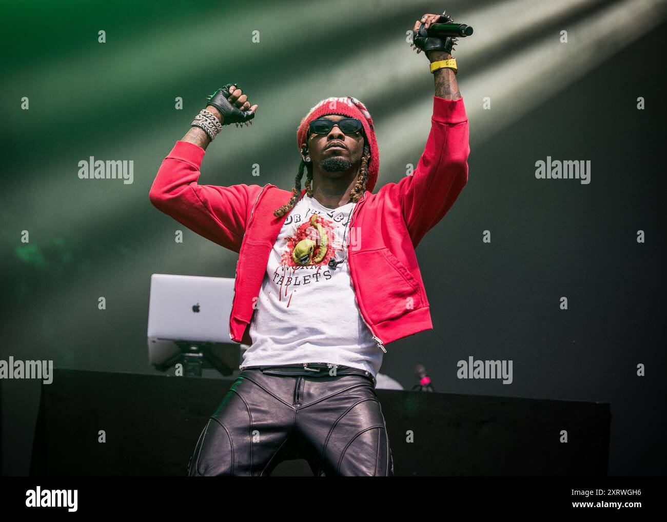 Offset performing live in July 2024 Stock Photo - Alamy