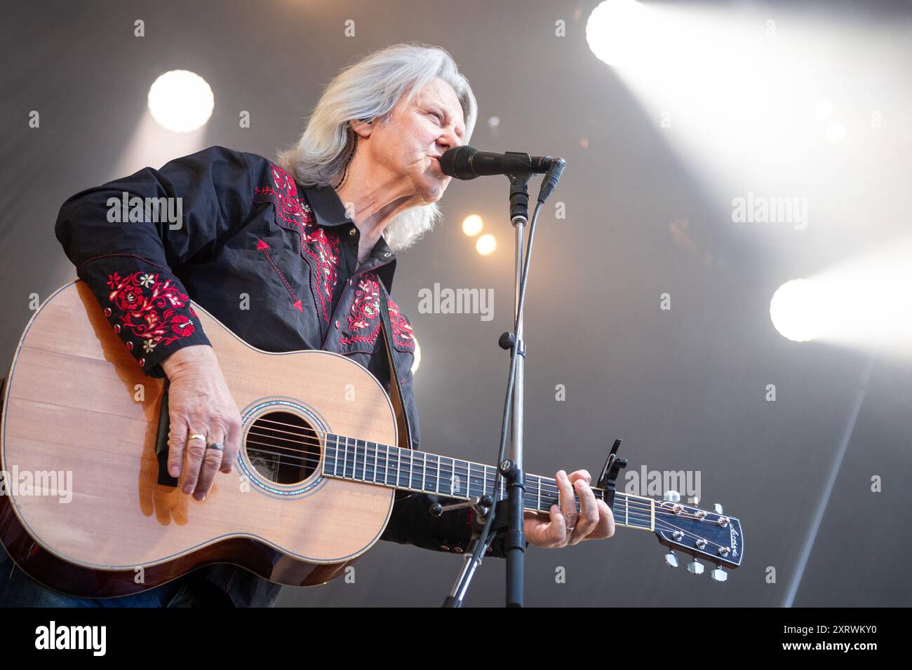 Trondheim, Norway. 07th, August 2024. The Norwegian country rock band ...