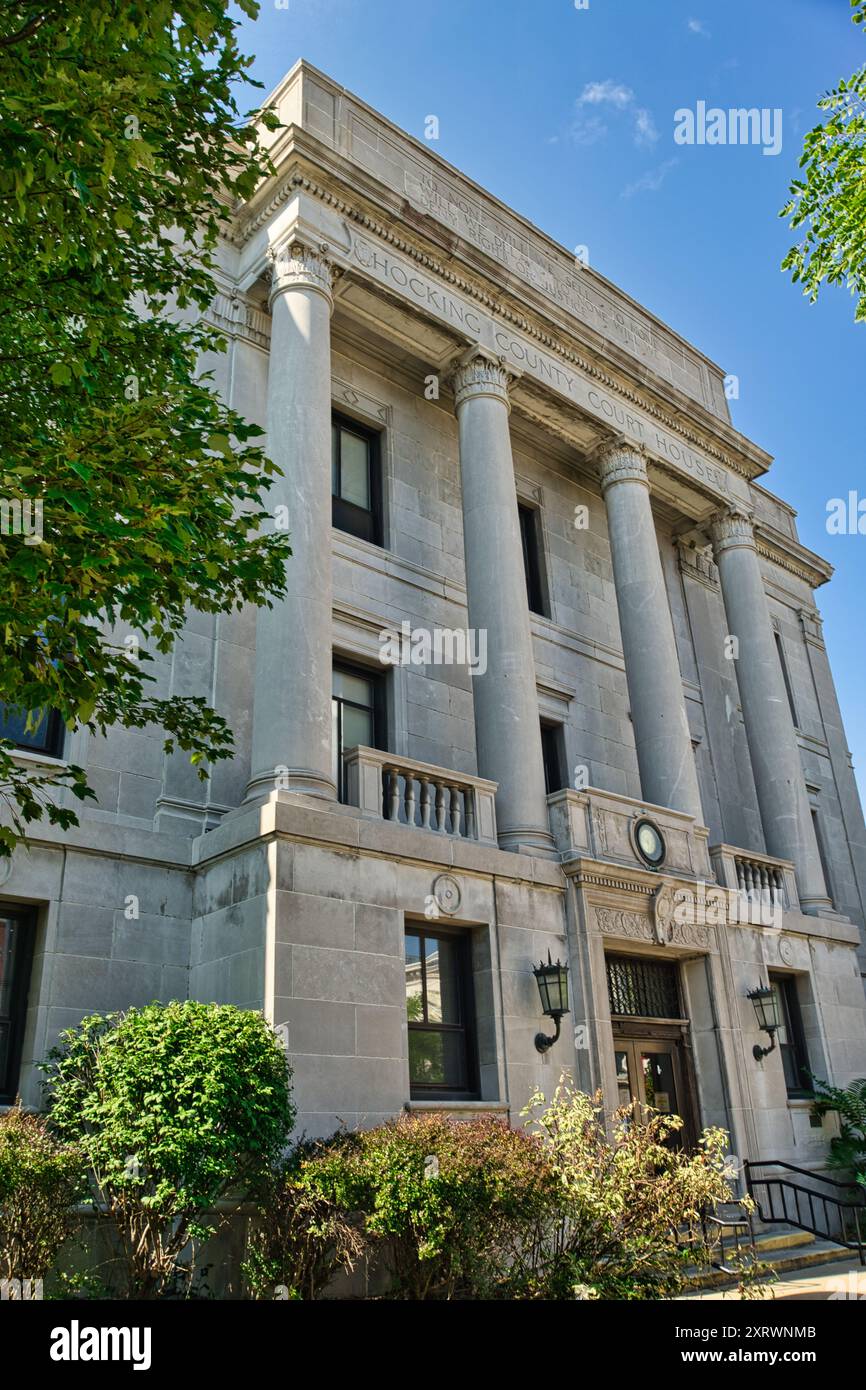 Hocking county Courthouse located in Logan Ohio USA 2024 Stock Photo ...