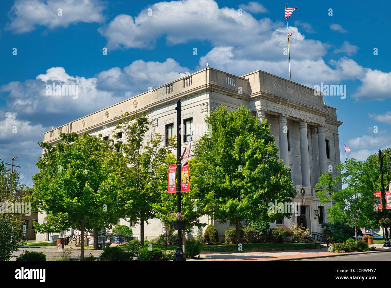 Hocking county Courthouse located in Logan Ohio USA 2024 Stock Photo ...