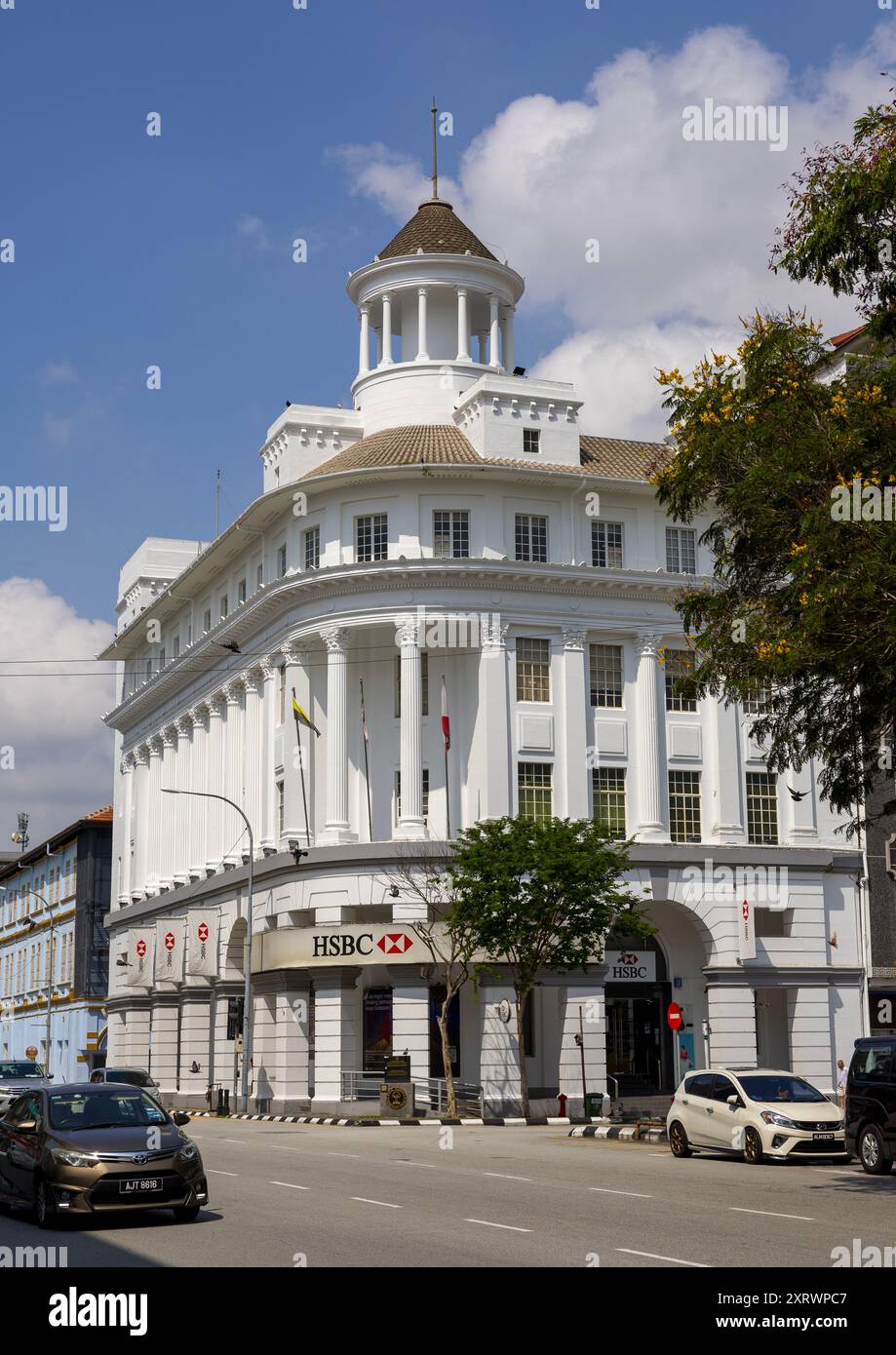 HSBC Building in the British colonial-era architecture, Perak, Ipoh ...