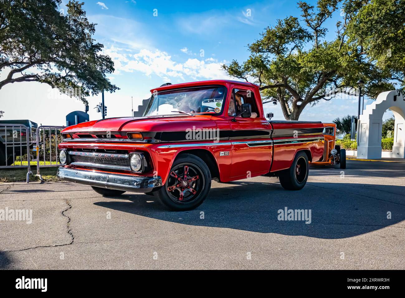 Gulfport, MS - October 02, 2023: Low perspective front corner view of a ...