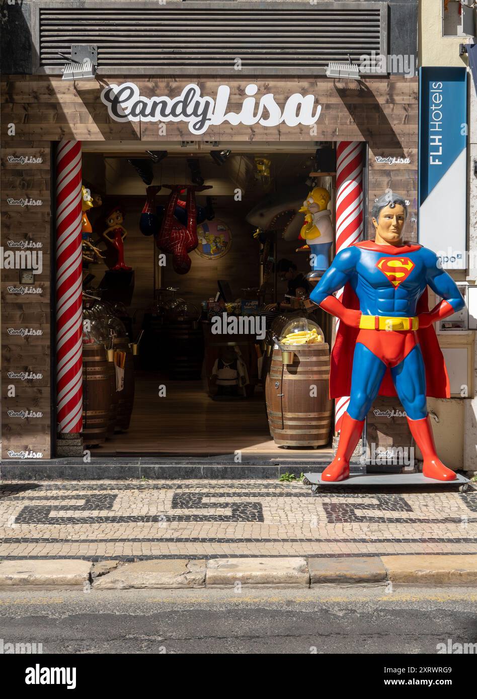 Superman In Lisbon Portugal Outside Candy Lisa A Sweet Shop Featuring ...