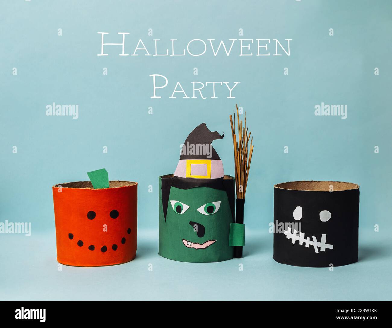 Halloween party with three different Halloween characters. The party is ...