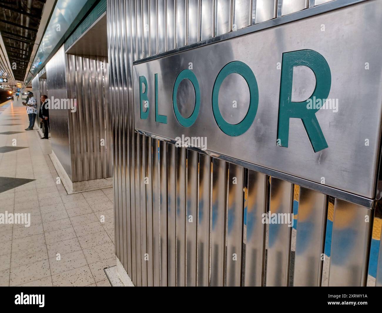 Toronto, ON, Canada - July 2, 2024: View at the Bloor and Young subway ...