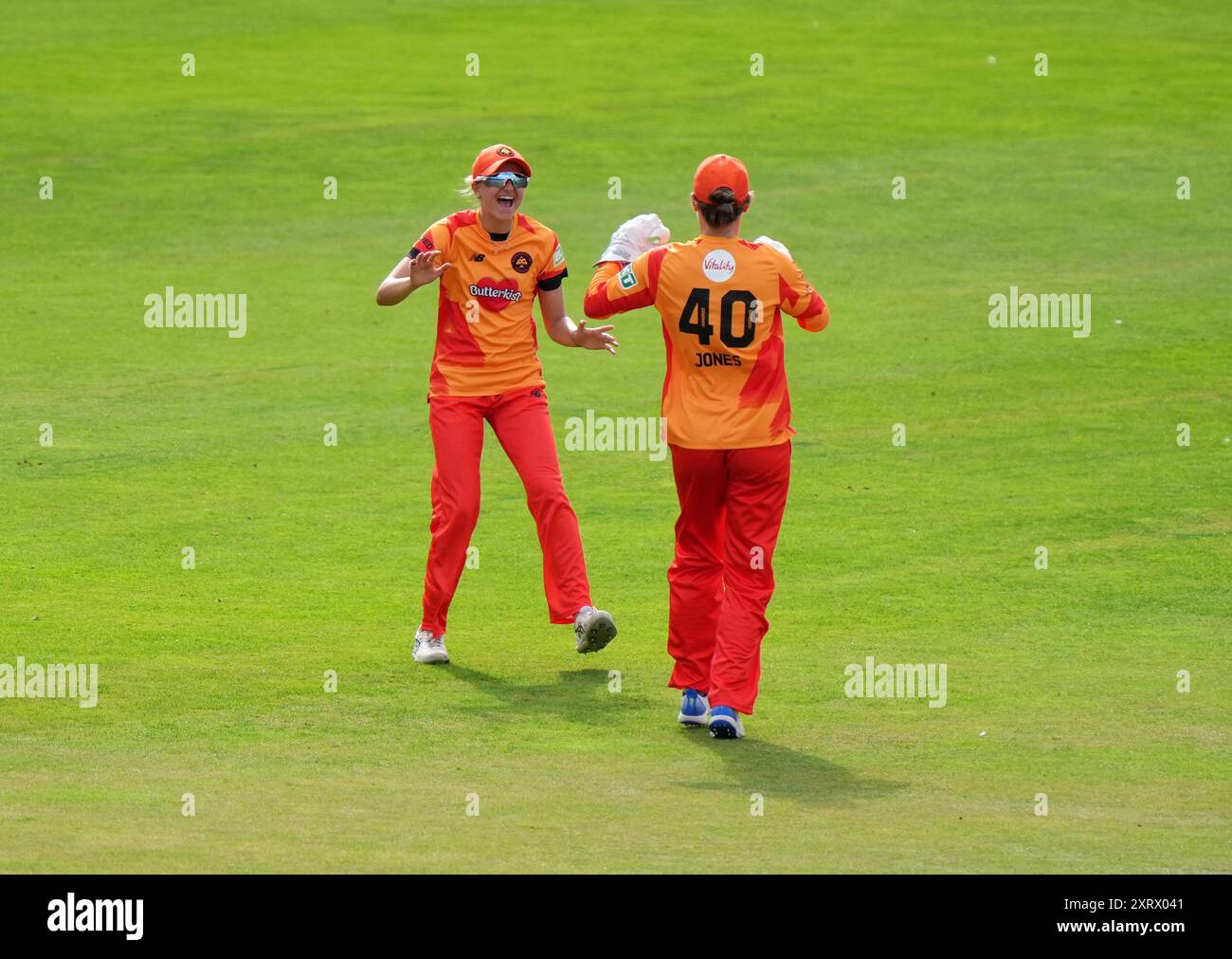 Birmingham Phoenix's Hannah Baker celebrates catching out Trent Rockets ...