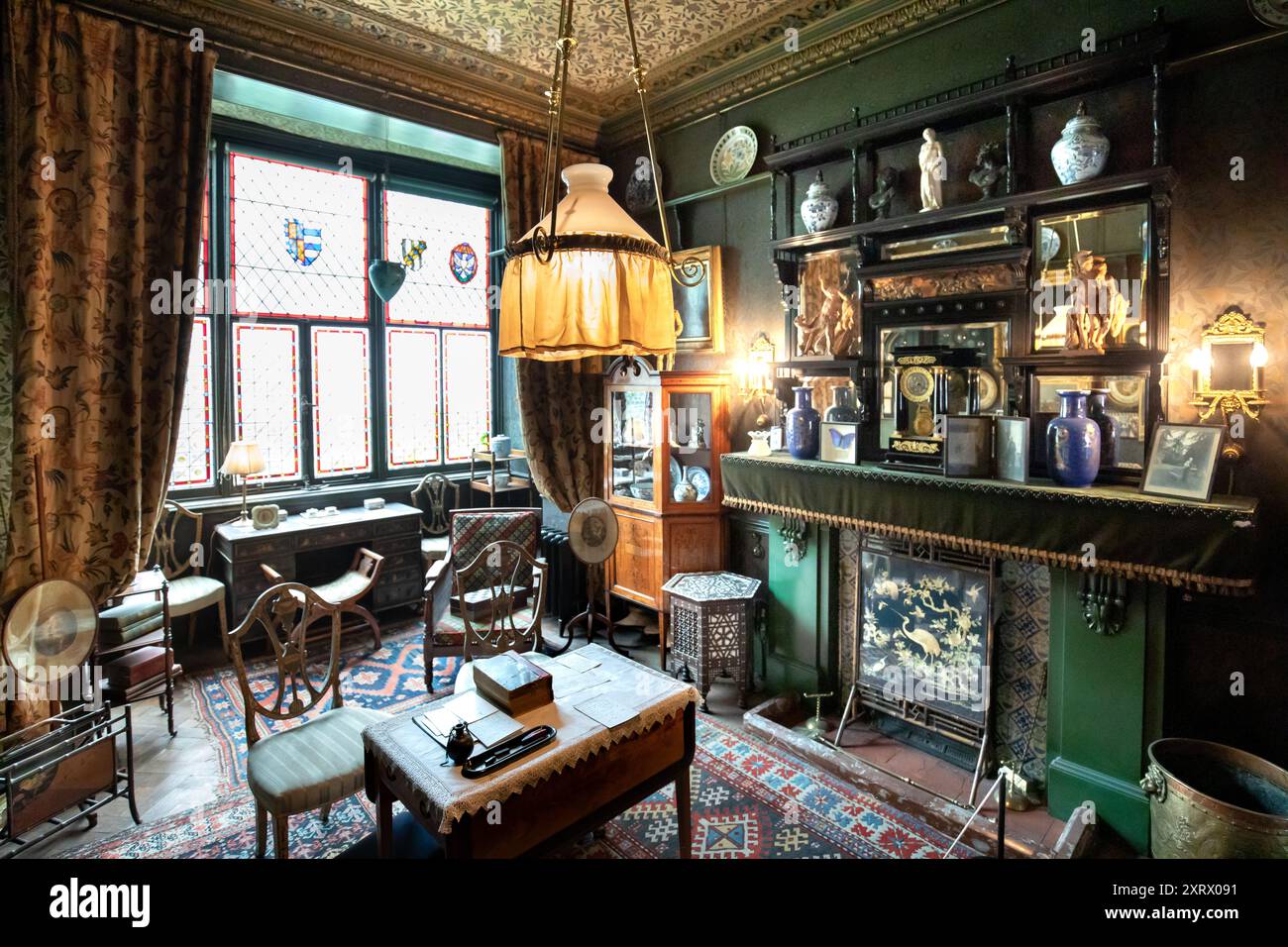 The Morning Room, Sambourne House In Kensington. Uk Stock Photo - Alamy