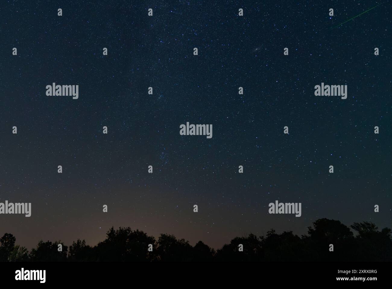 Mid summer meteor shower shows around 200 meteors hi-res stock ...