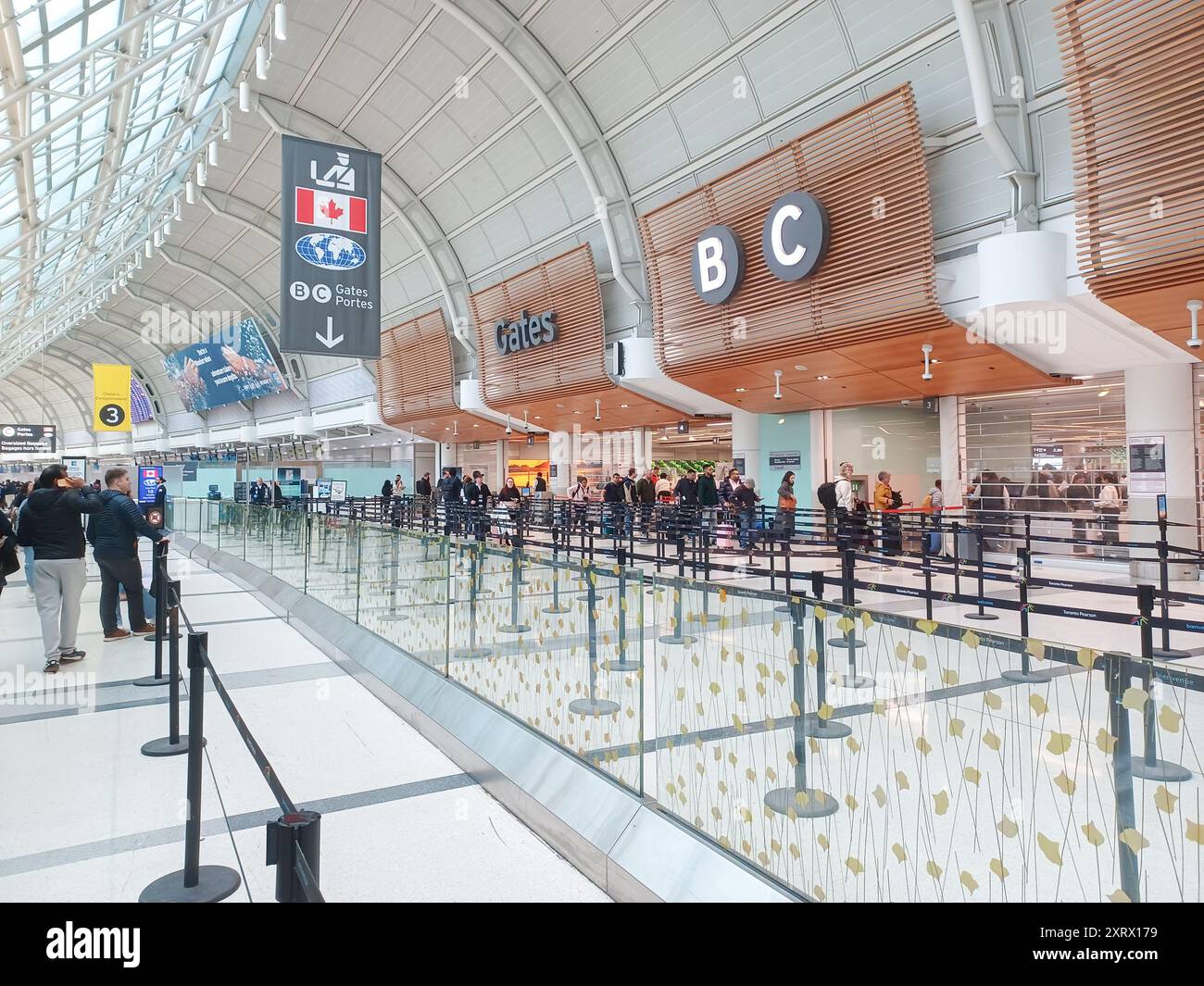 Toronto, ON, Canada - June 21, 2024: Inside view of the Toronto Pearson ...