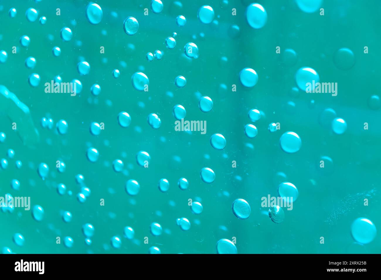 Bubbles on glass. Unusual backgrounds and textures Stock Photo - Alamy