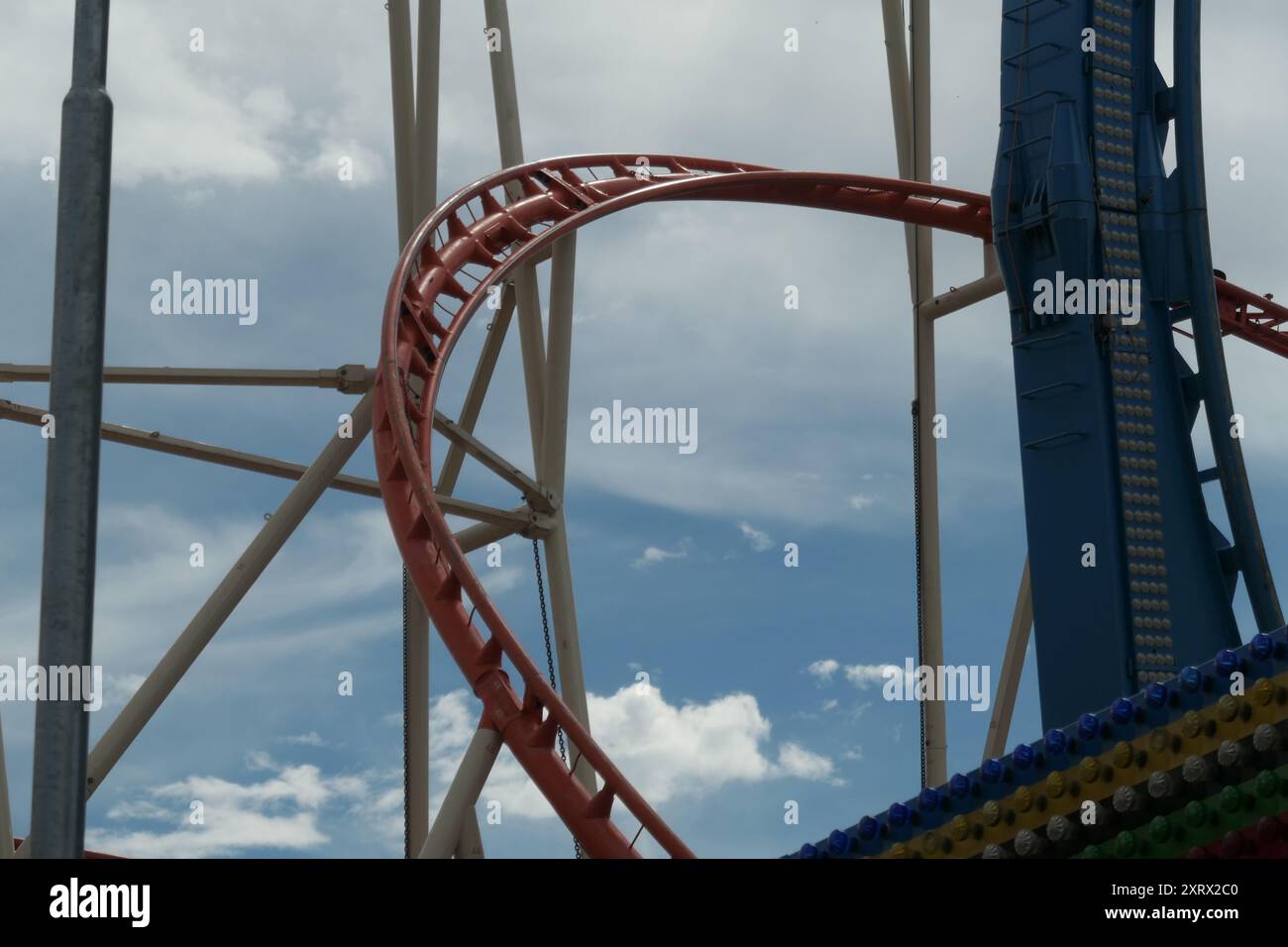 Roller coaster /Carousel Stock Photo - Alamy