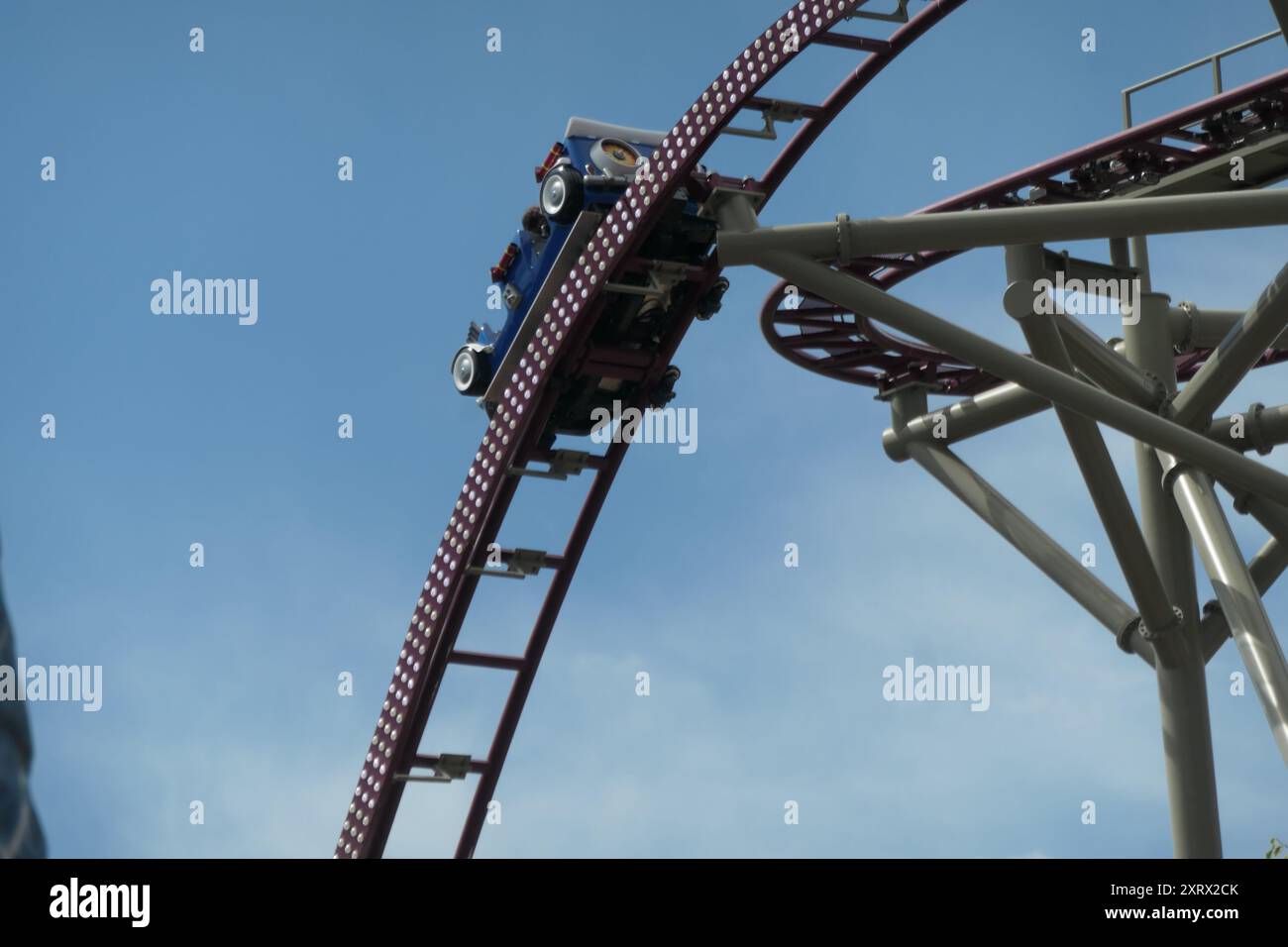 Roller coaster /Carousel Stock Photo - Alamy