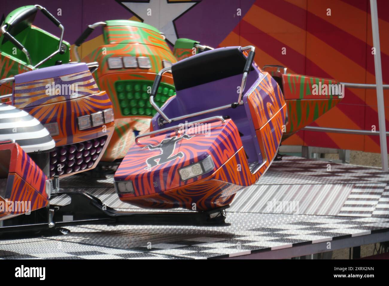 Breakdance Carousel- Amusentment and Delight at the funfair Stock Photo ...