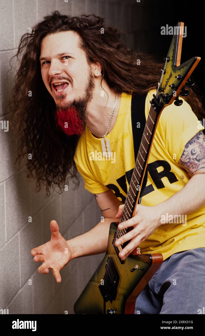 Dimebag Darrell 1998 San Jose, California Credit: Ross Pelton ...