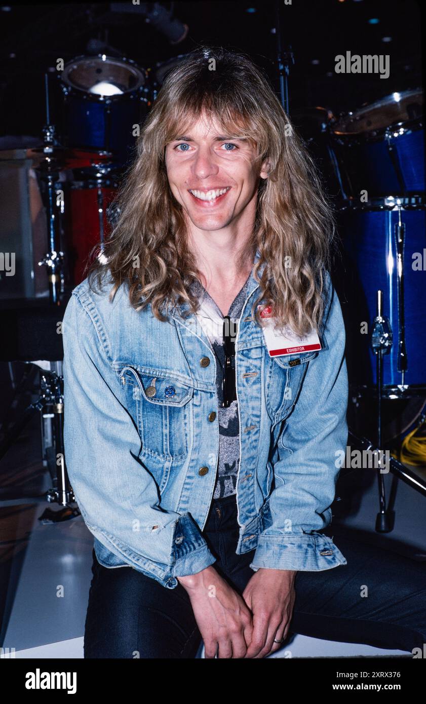 Robin Zander of Cheap Trick Chicago 1988 Credit: Ross Pelton/MediaPunch Stock Photo - Alamy