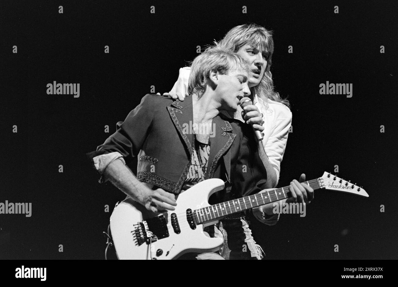 Def Leppard Performing in 1987 in San FranCisco, California. Credit ...