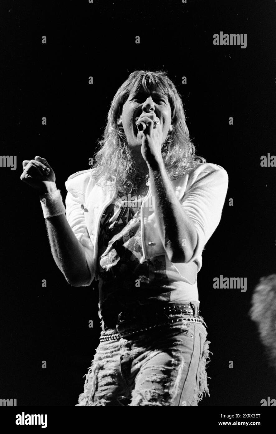 Def Leppard Performing in 1987 in San FranCisco, California. Credit ...