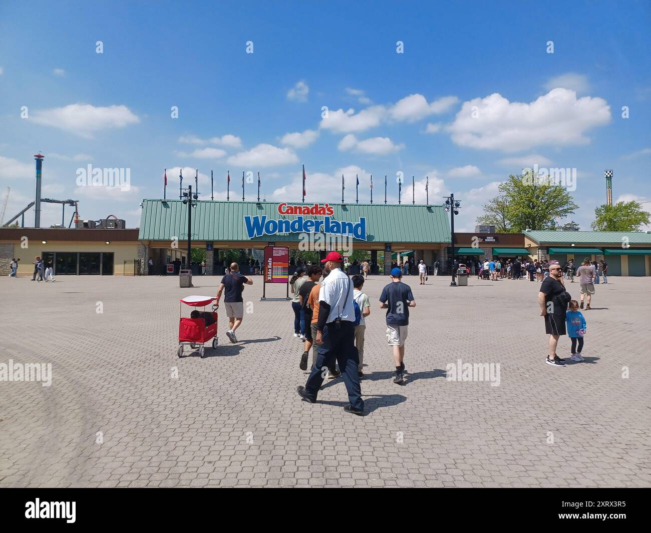 Toronto, ON, Canada – July 2, 2024: Entrance view of Wonderland ...