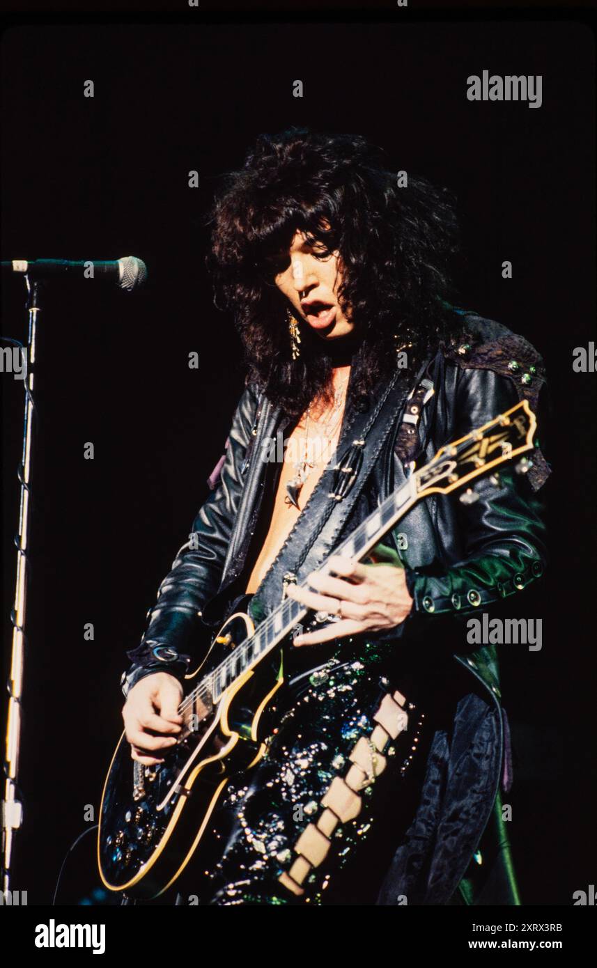 Tom Keifer of Cinderella performing in San Francisco, California 1987 ...