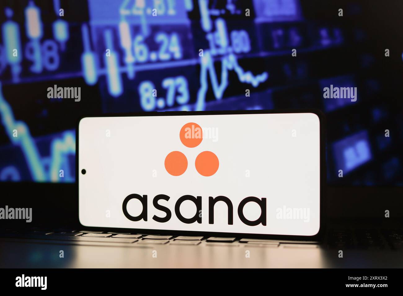 Paraguay. 12th Aug, 2024. In this photo illustration, the Asana, Inc ...