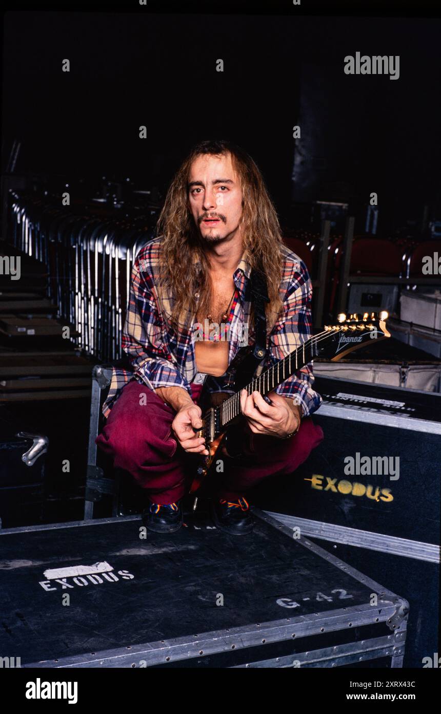 Gary Holt of Exodus Circa 1990's Credit: Ross Pelton/MediaPunch Stock ...