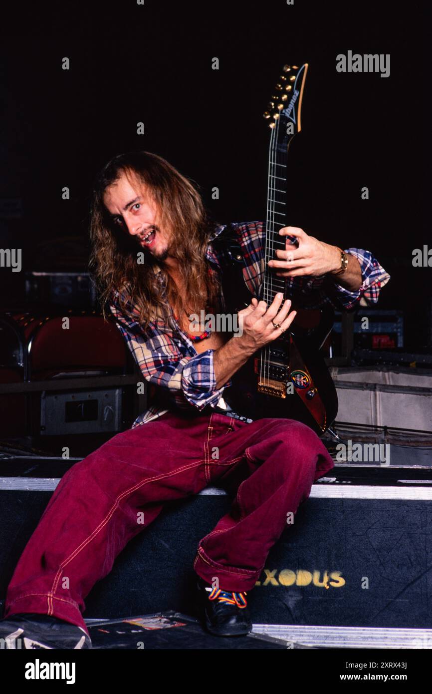Gary Holt of Exodus Circa 1990's Credit: Ross Pelton/MediaPunch Stock ...