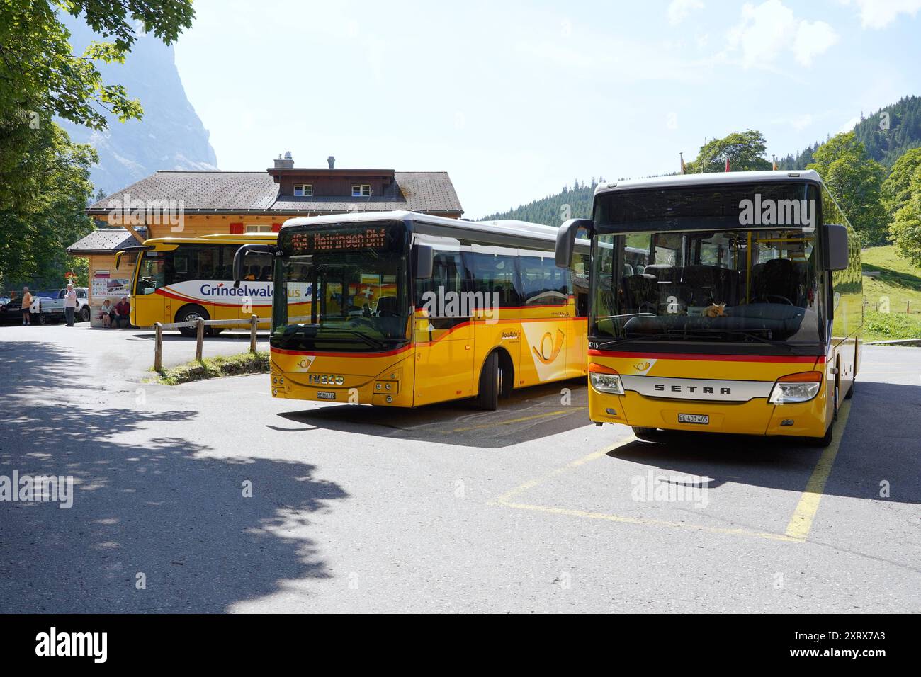 Anton Geisser 12.08.2024 Grindelwald Schweiz. Bild : Schweizer Postauto / Grindelwaldbus ...