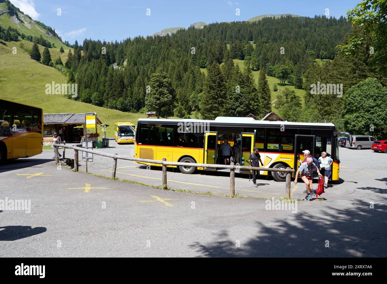 Anton Geisser 12.08.2024 Grindelwald Schweiz. Bild : Schweizer Postauto *** Anton Geisser 12 08 ...
