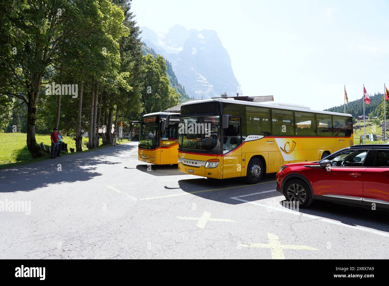 Anton Geisser 12.08.2024 Grindelwald Schweiz. Bild : Schweizer Postauto *** Anton Geisser 12 08 ...
