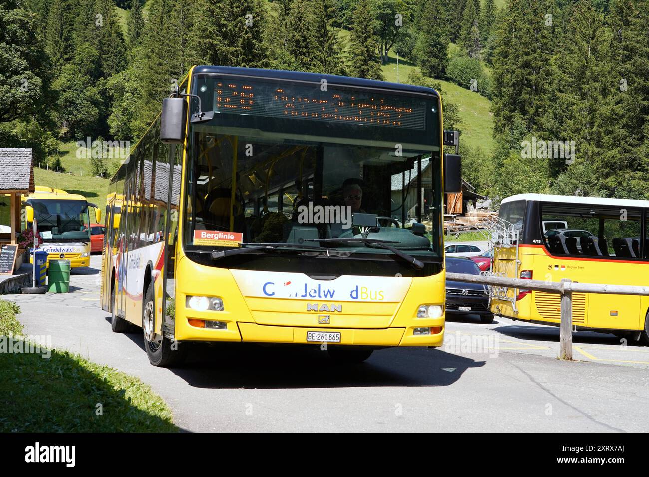 Anton Geisser 12.08.2024 Grindelwald Schweiz. Bild : Schweizer Postauto / Grindelwaldbus ...