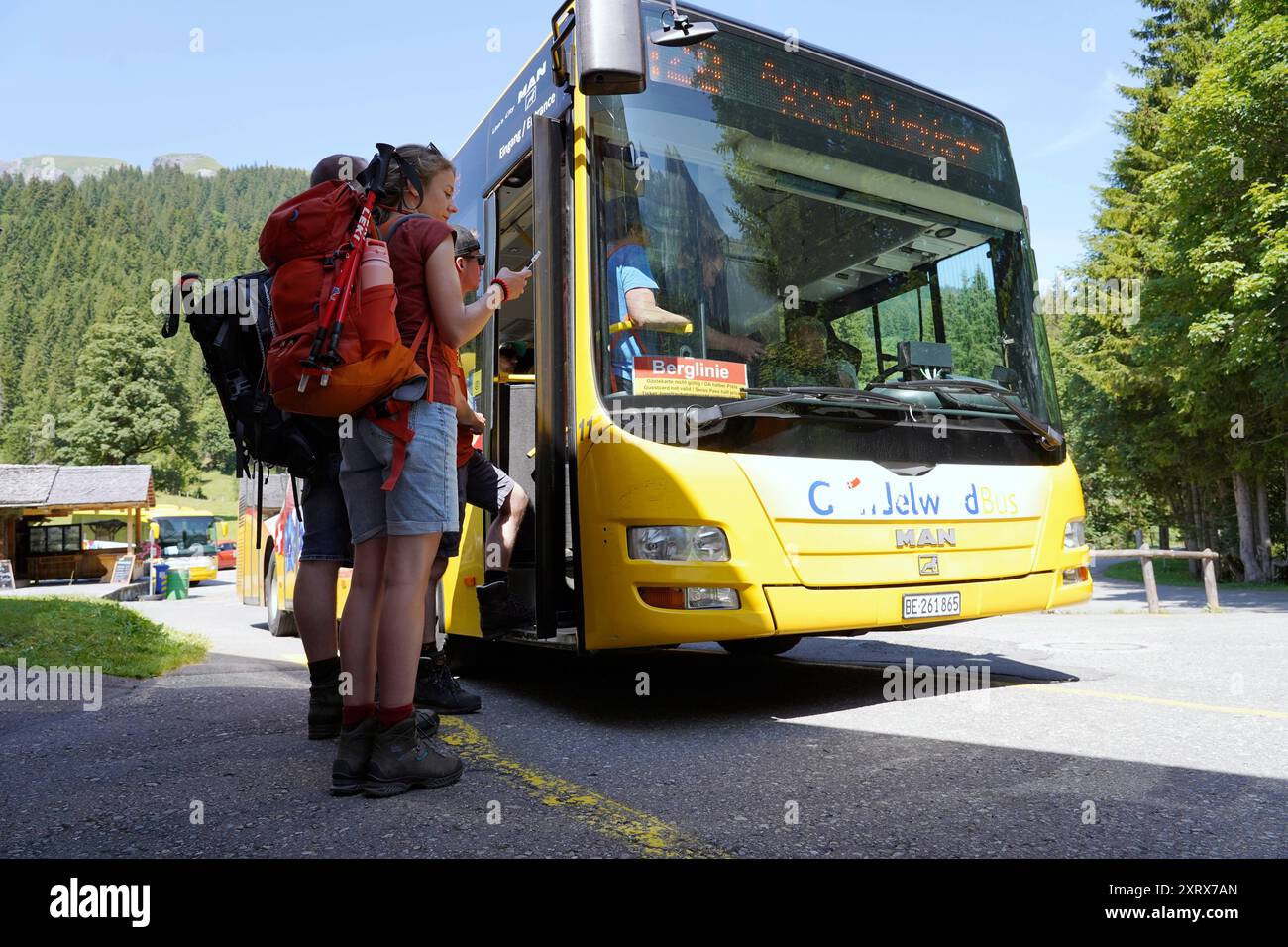 Anton Geisser 12.08.2024 Grindelwald Schweiz. Bild : Schweizer Postauto / Grindelwaldbus ...