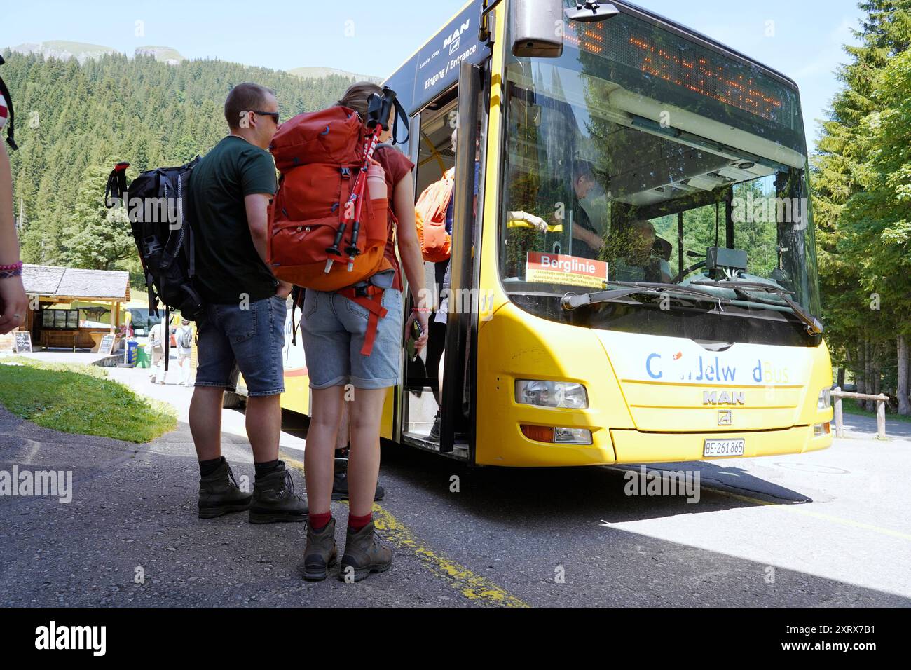Anton Geisser 12.08.2024 Grindelwald Schweiz. Bild : Schweizer Postauto / Grindelwaldbus ...