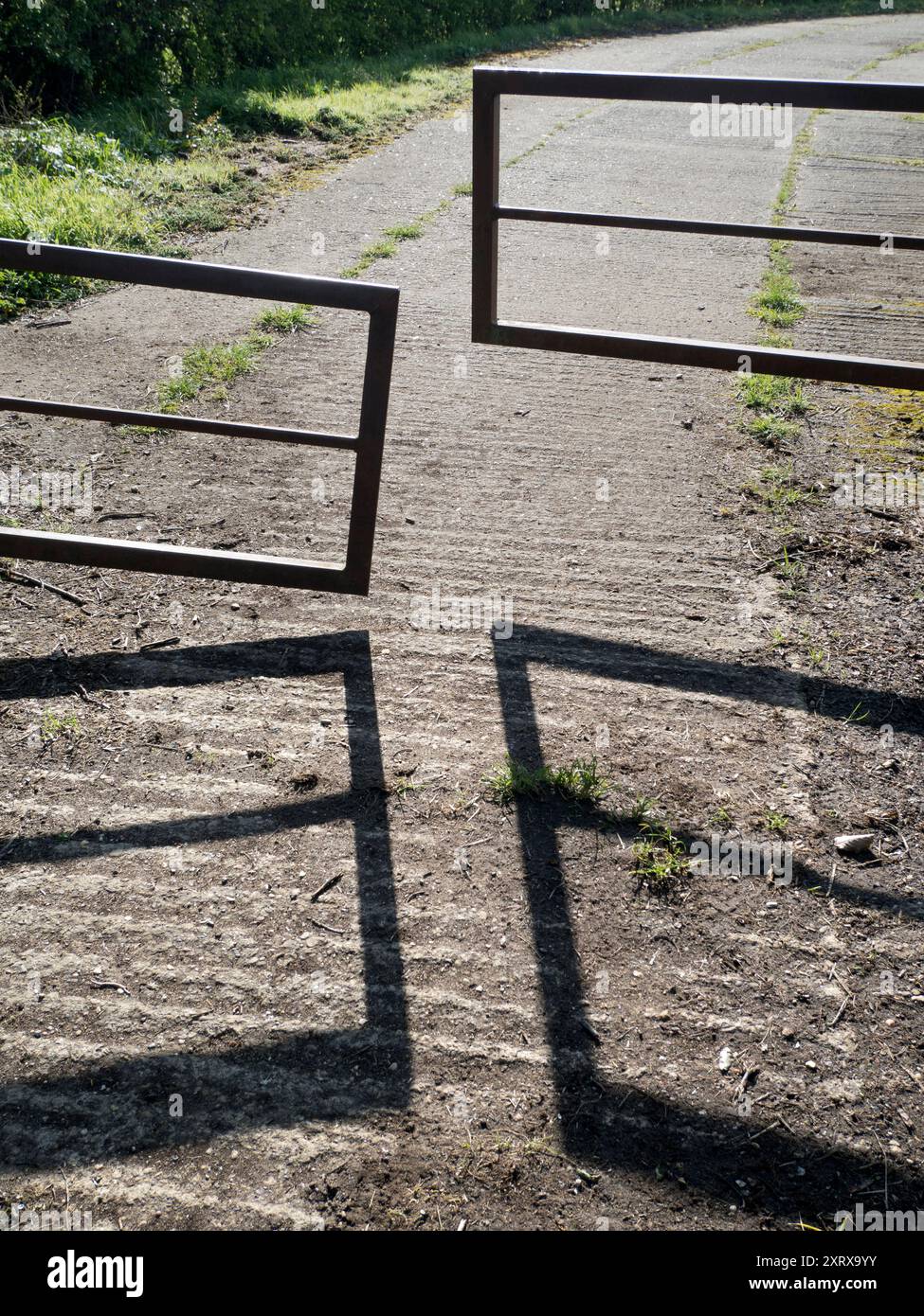An open farm gate greets me on one of my favourite walks from my home ...