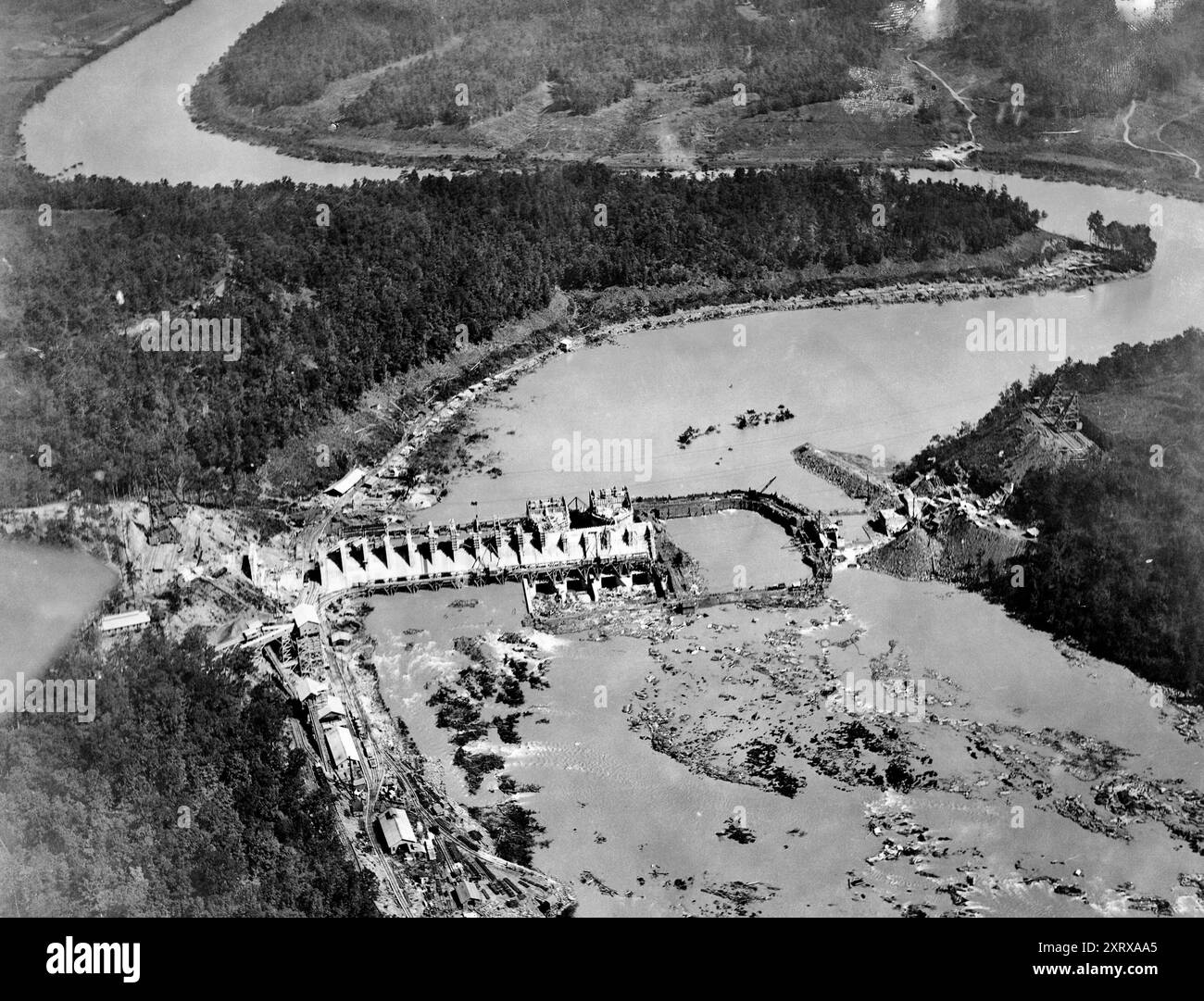Aerial view of mitchell dam hi-res stock photography and images - Alamy