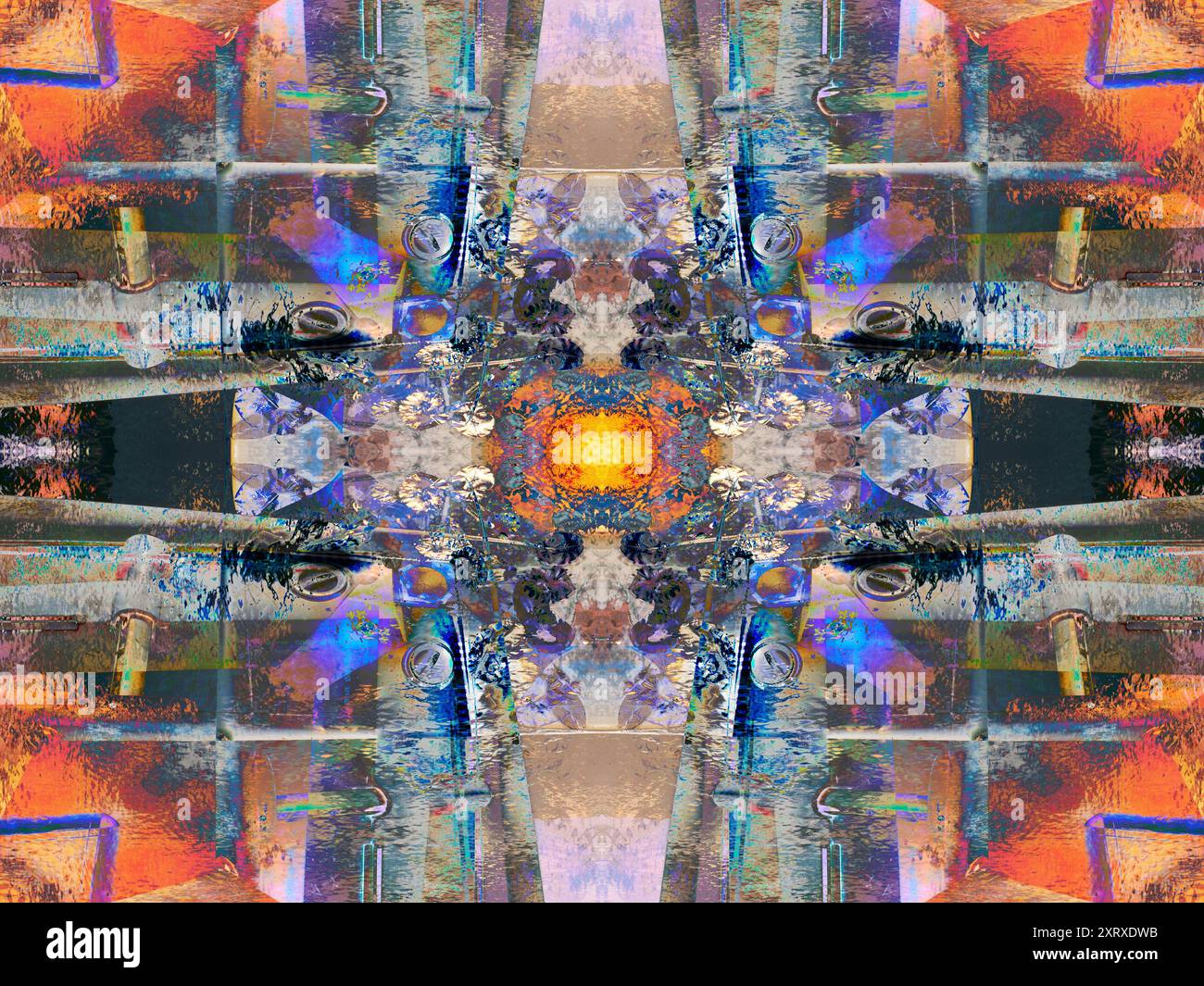 Blue lens flare rotation in hi-res stock photography and images - Alamy